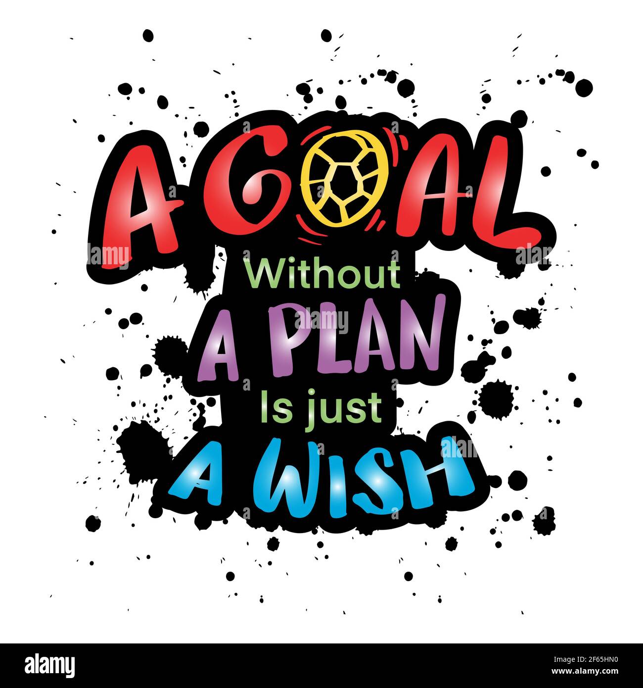 Wish vector typographic design hi-res stock photography and images - Alamy