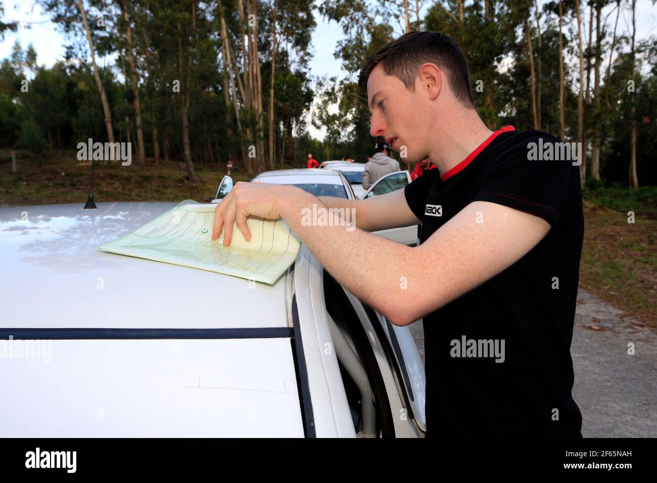 RECCE during the 2017 WRC World Rally Car Championship, Vodafone Rally ...