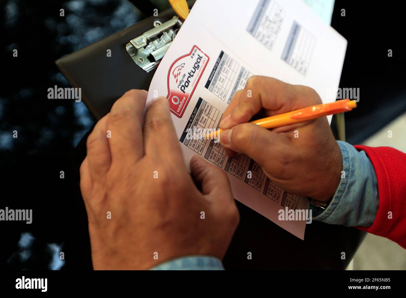 RECCE during the 2017 WRC World Rally Car Championship, Vodafone Rally ...