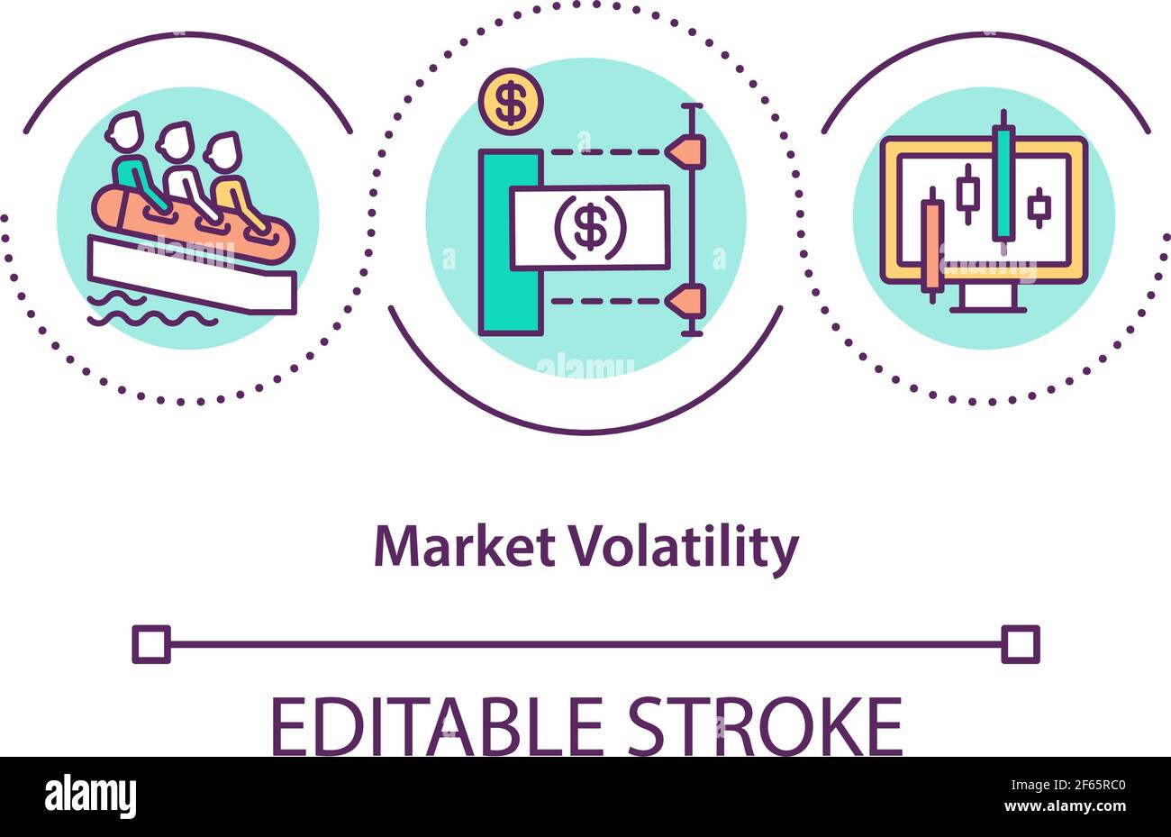 Market volatility icon hi-res stock photography and images - Alamy