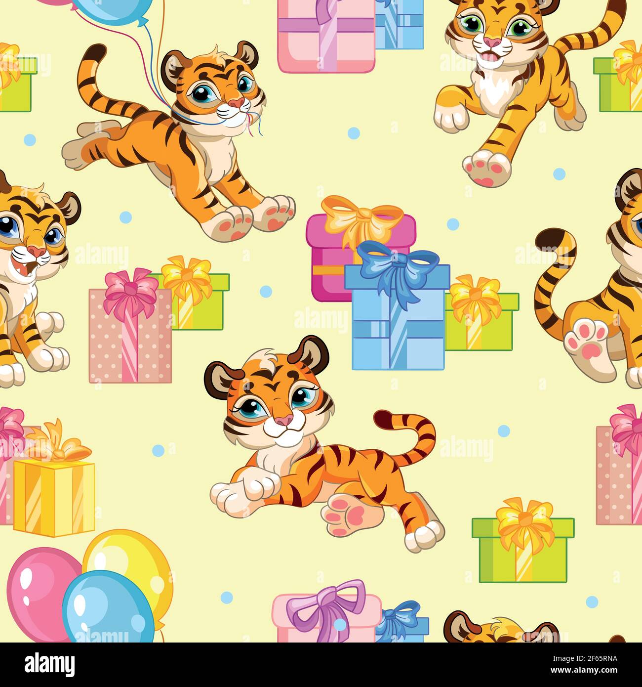 Cartoon yellow tiger hi-res stock photography and images - Alamy