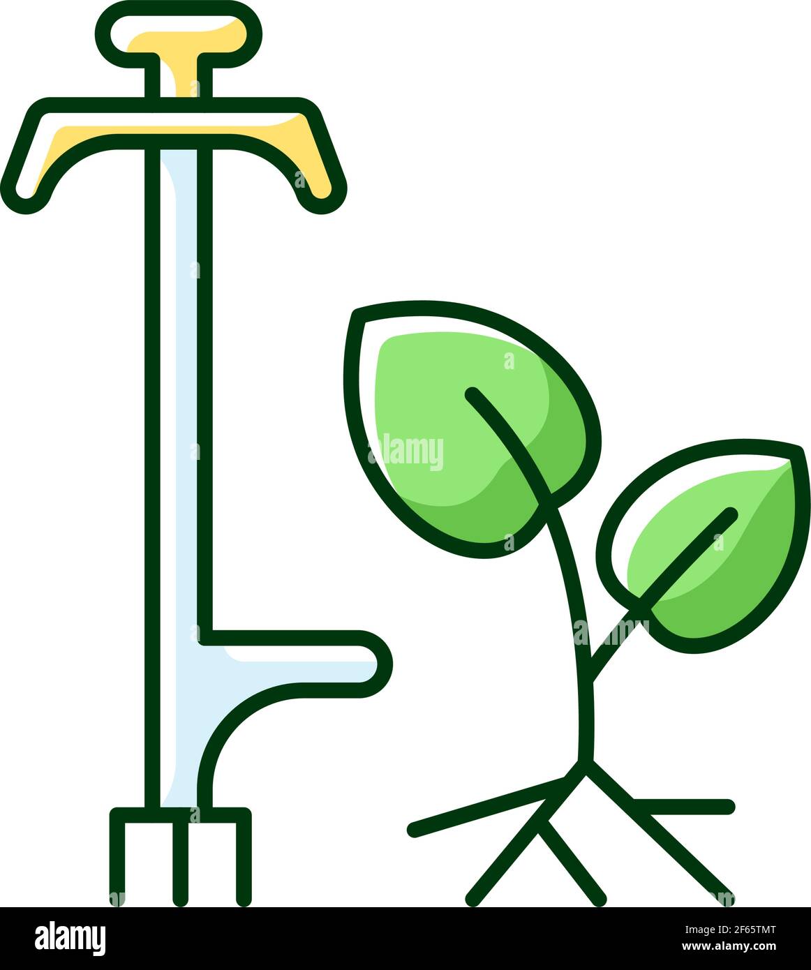 Weed puller RGB color icon Stock Vector Image & Art - Alamy