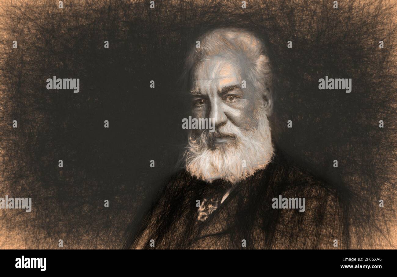 Alexander Graham Bell, 1847 – 1922, inventor, scientist, and engineer ...