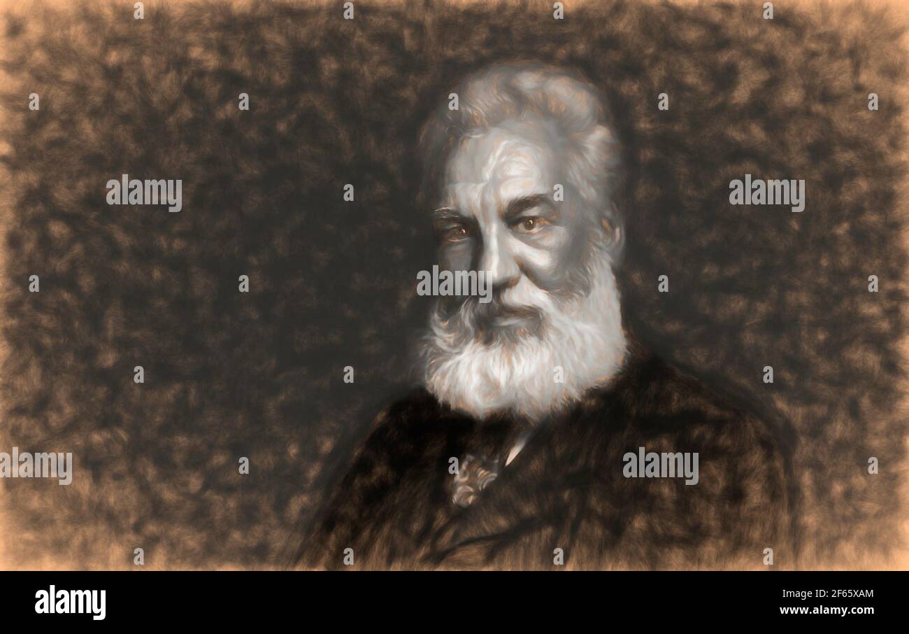 Alexander Graham Bell, 1847 – 1922, inventor, scientist, and engineer ...