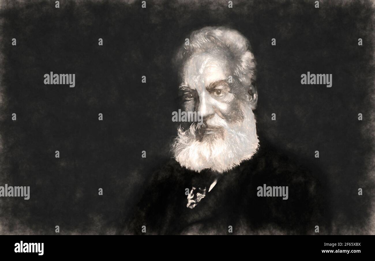 Alexander Graham Bell, 1847 – 1922, inventor, scientist, and engineer ...