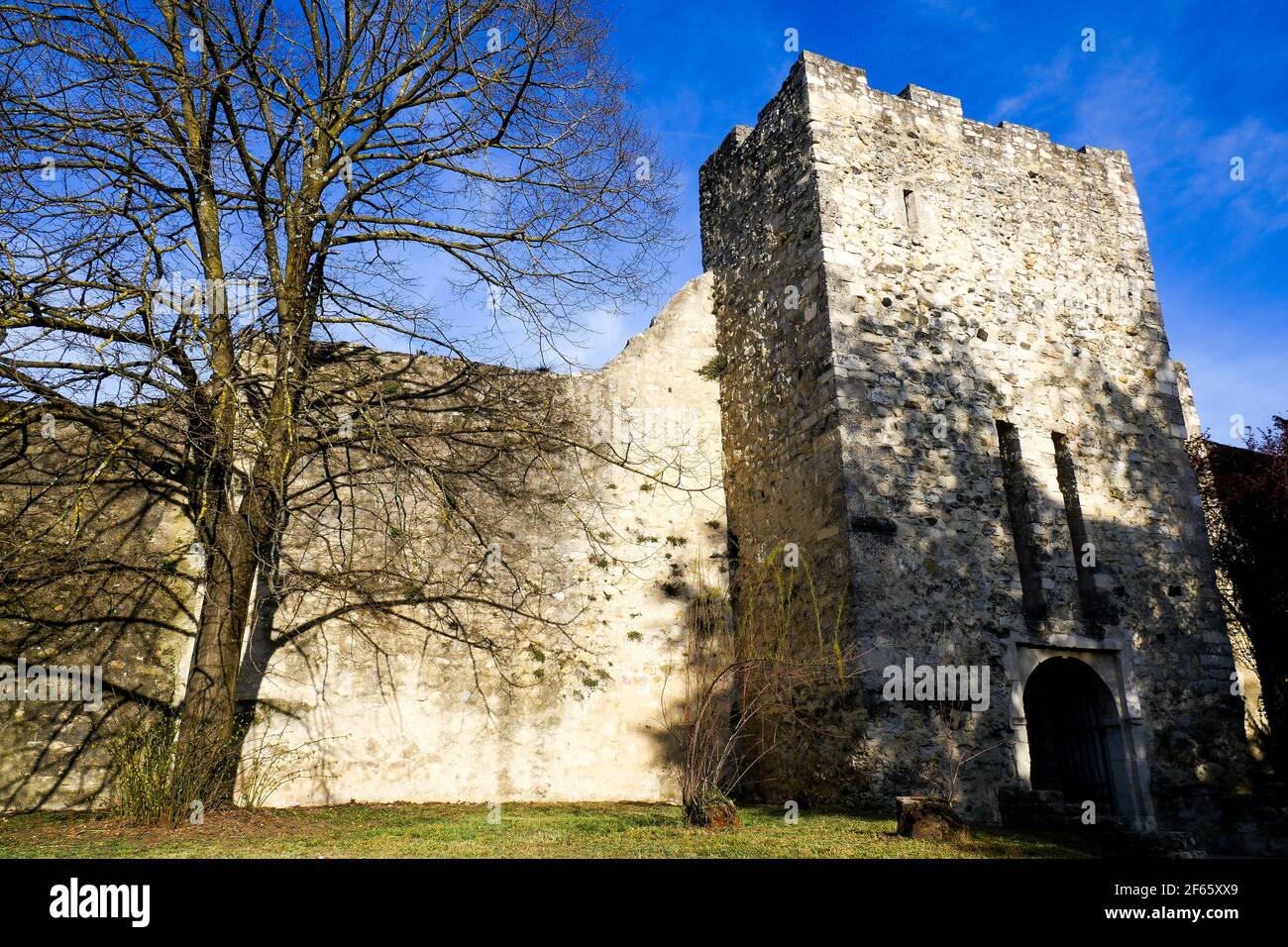 Chateau des adhemar montelimar france hi-res stock photography and ...