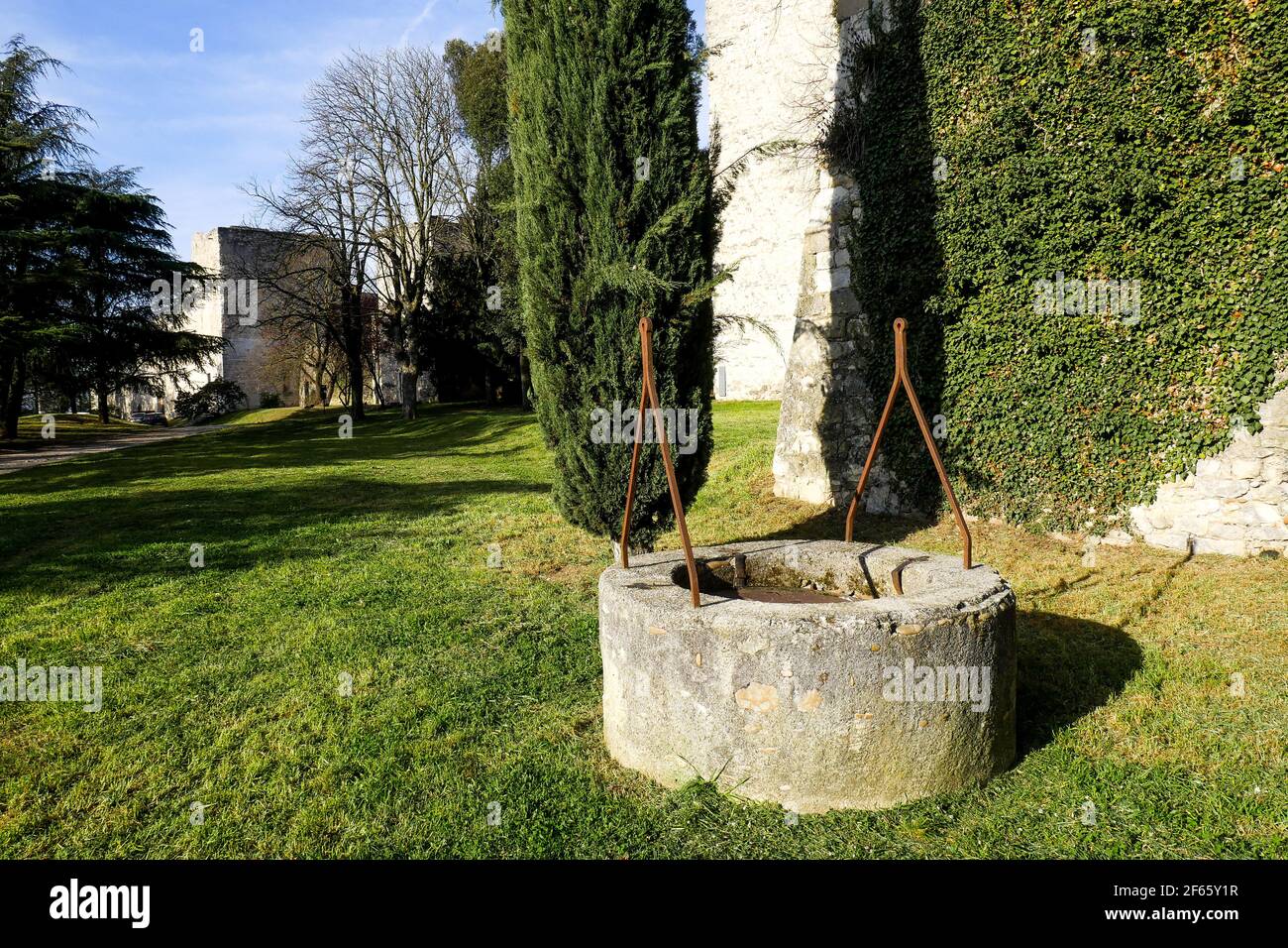 Chateau des adhemar montelimar france hi-res stock photography and ...