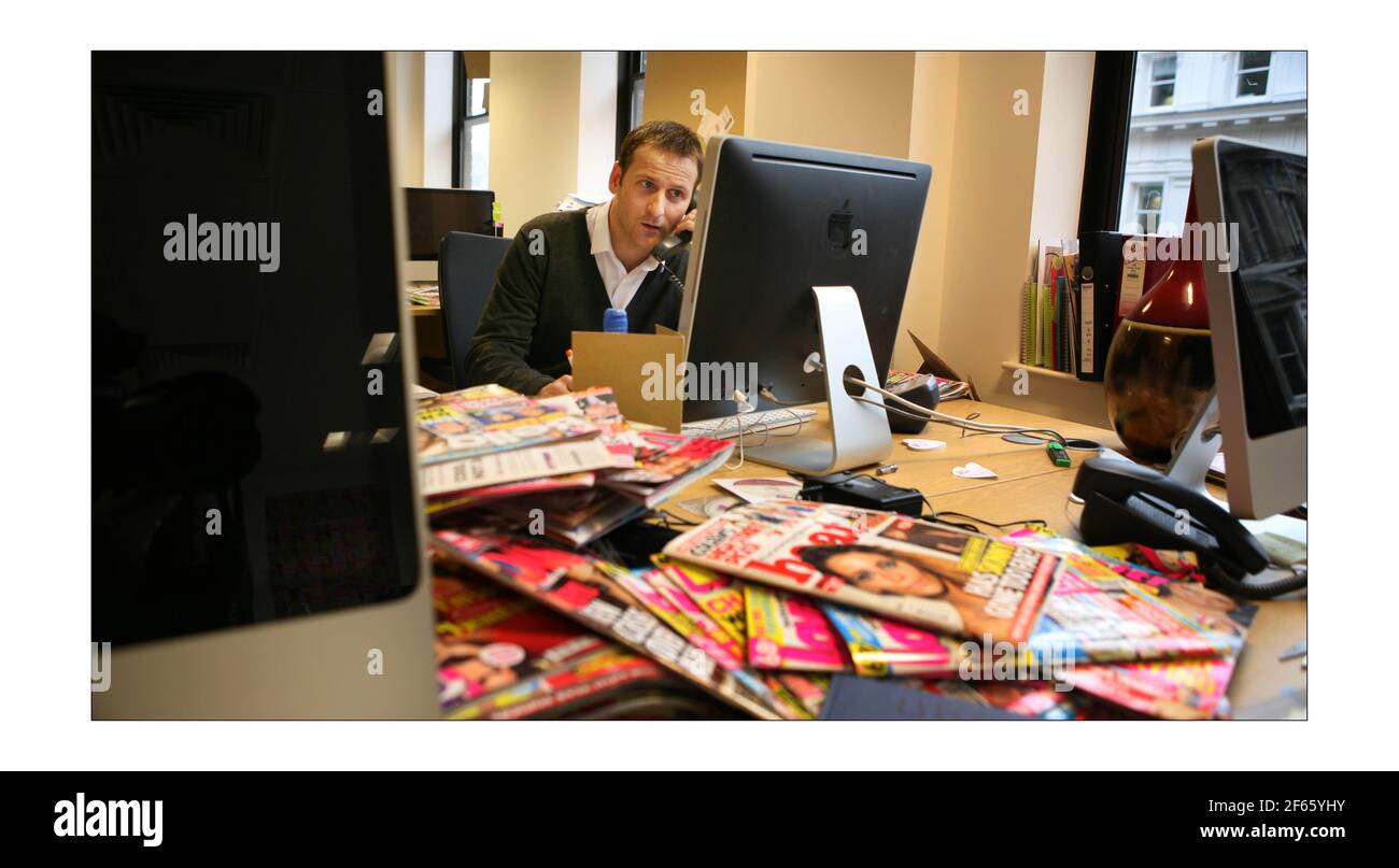 Journalist Nick Harding in his office....Stress testphotograph by David ...