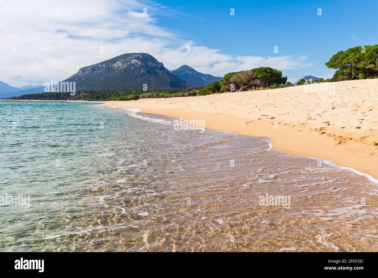 Beautiful scenery at the beach of Orosei, Sardinia Italy.Beach ...