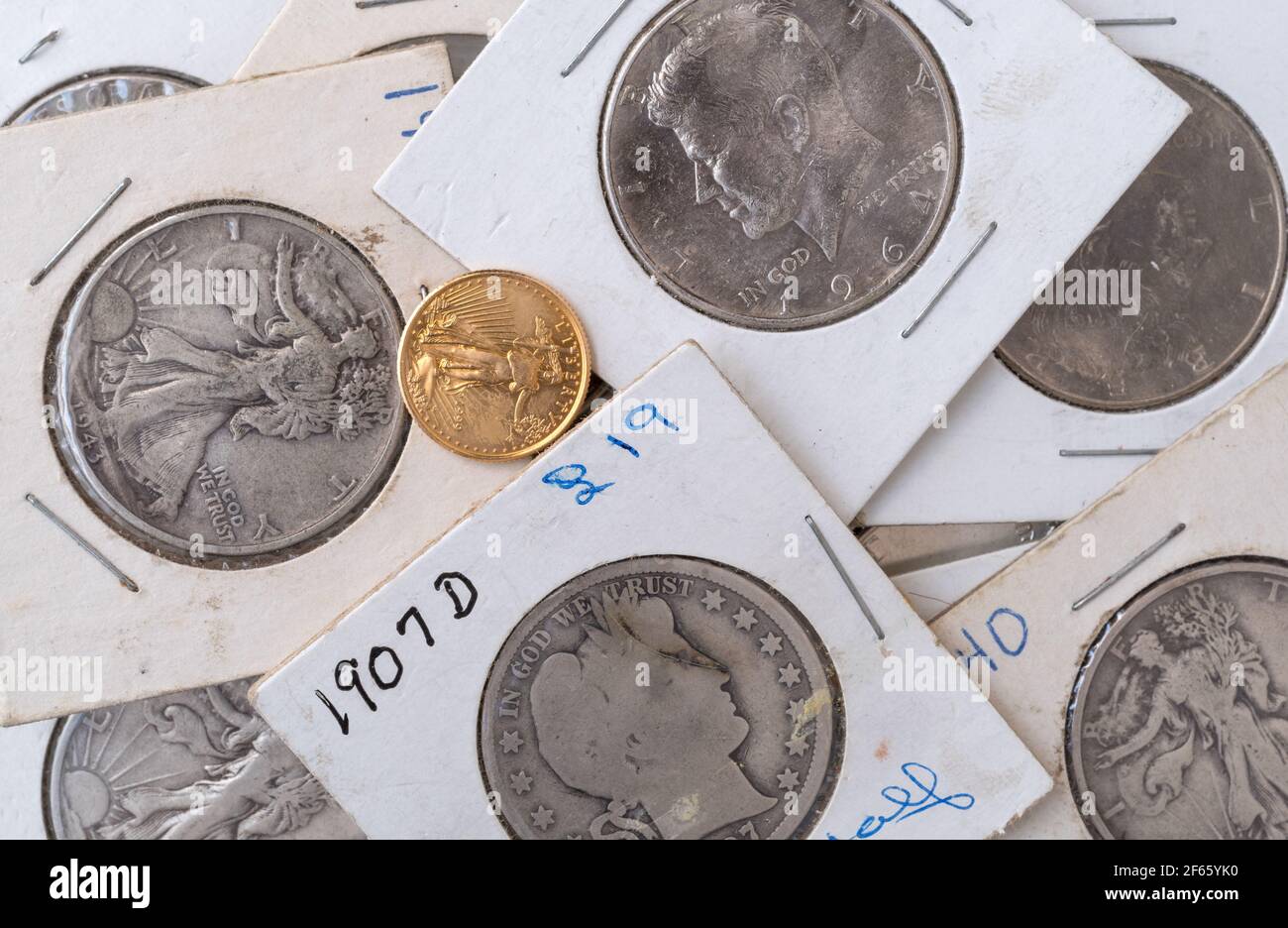 Coin collection hi-res stock photography and images - Alamy