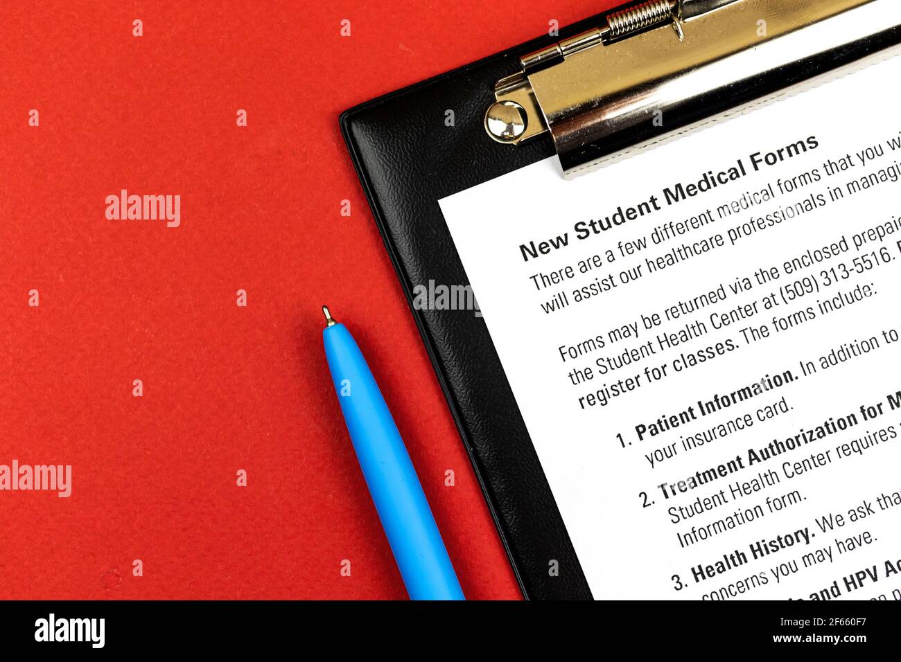 Student health Insurance concept background photo Stock Photo - Alamy