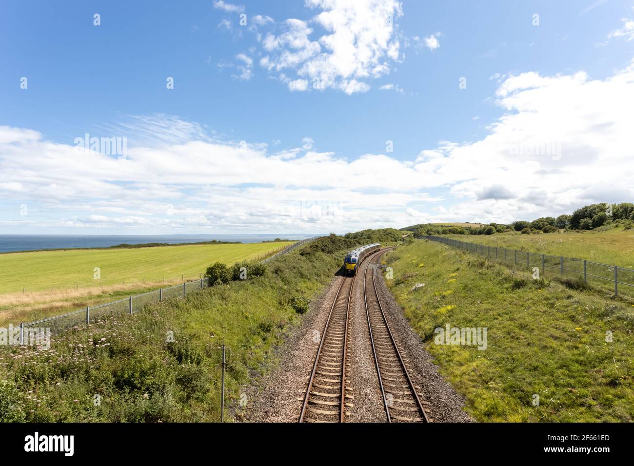 Durham coast railway hi-res stock photography and images - Alamy