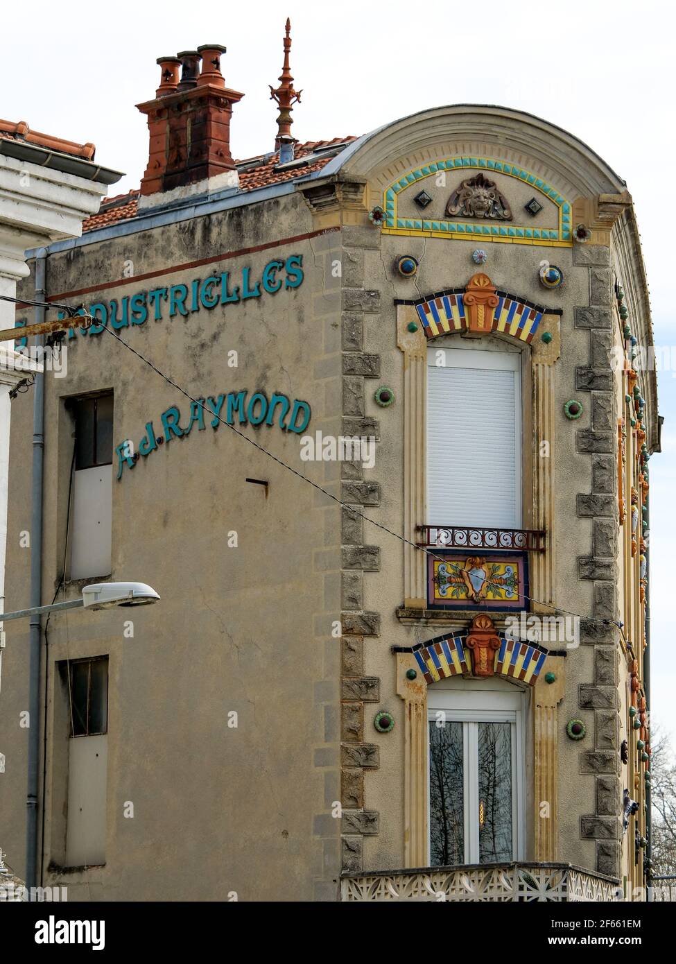 Amazing facade, Montélimar, Drome, France Stock Photo - Alamy