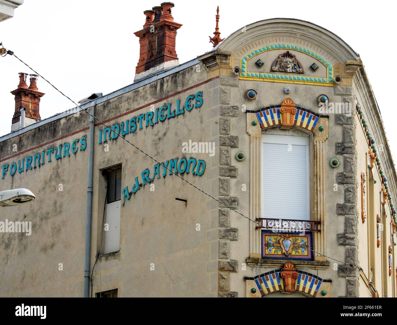 Amazing facade, Montélimar, Drome, France Stock Photo - Alamy