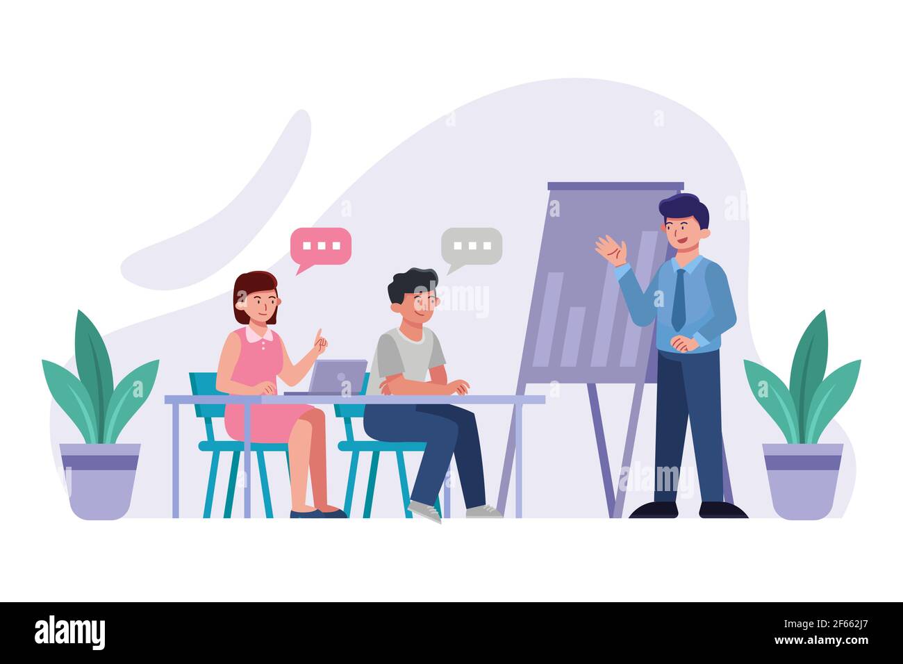 Group young people training on Stock Vector Images - Alamy