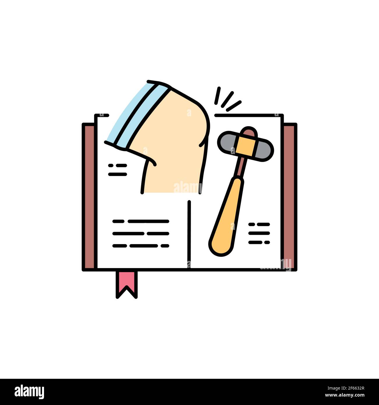 Reflexology color line icon. Pictogram for web page, mobile app, promo ...