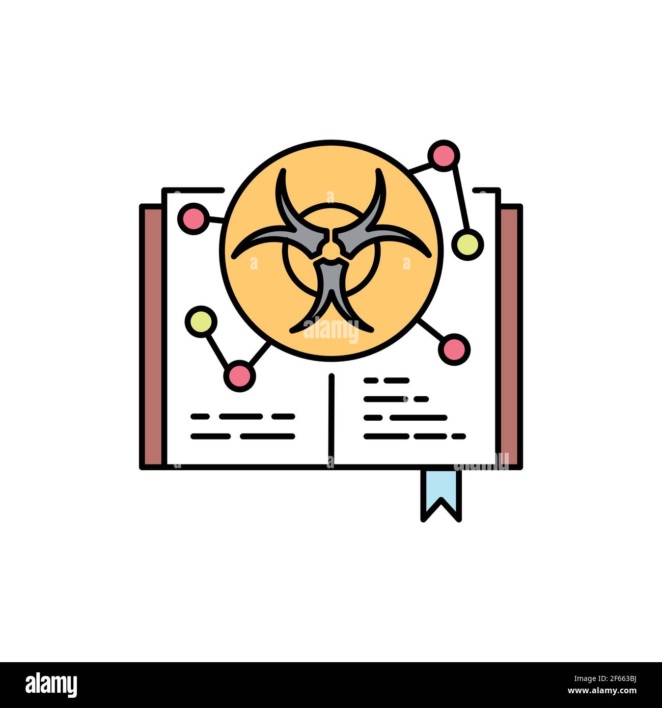 Epidemiology color line icon. Pictogram for web page, mobile app, promo ...