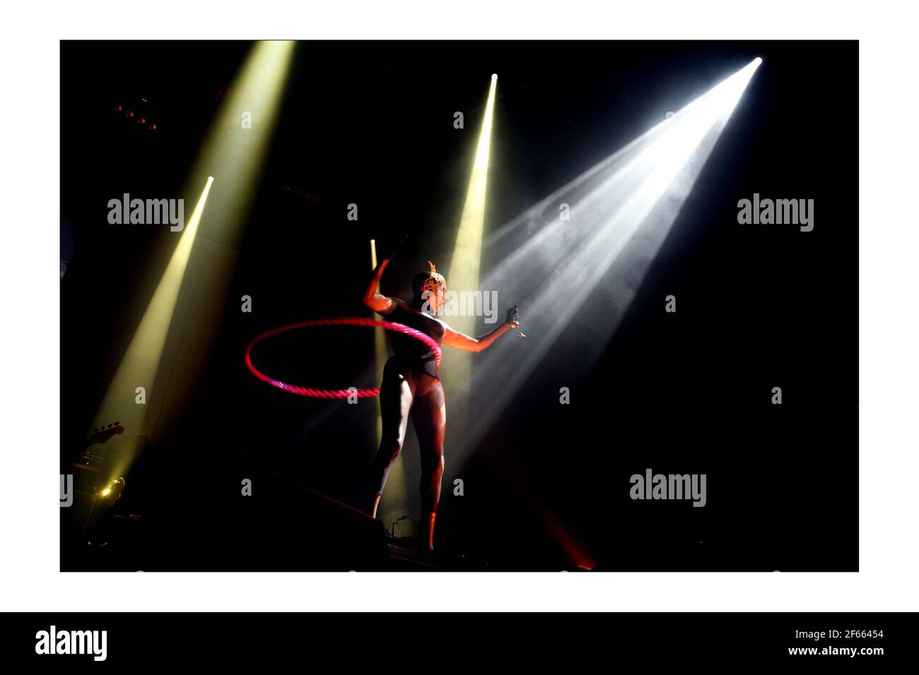 Avant-garde singerl, Grace Jones performs songs off her first album in ...