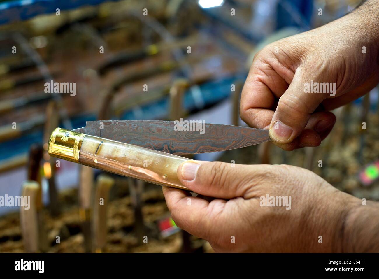 traditional Sardinian knife called leppa Stock Photo - Alamy