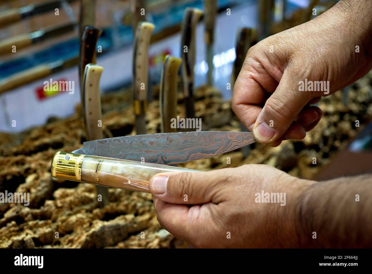 traditional Sardinian knife called leppa Stock Photo - Alamy