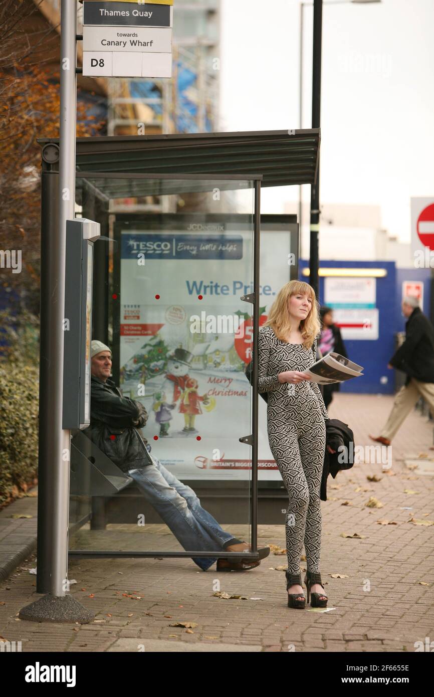 Harriet Walker in jumpsuit pic David Sandison Stock Photo - Alamy