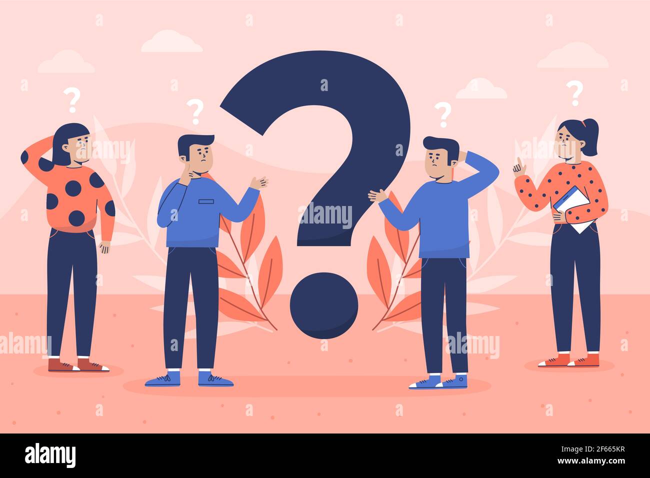 People Asking Questions Clipart