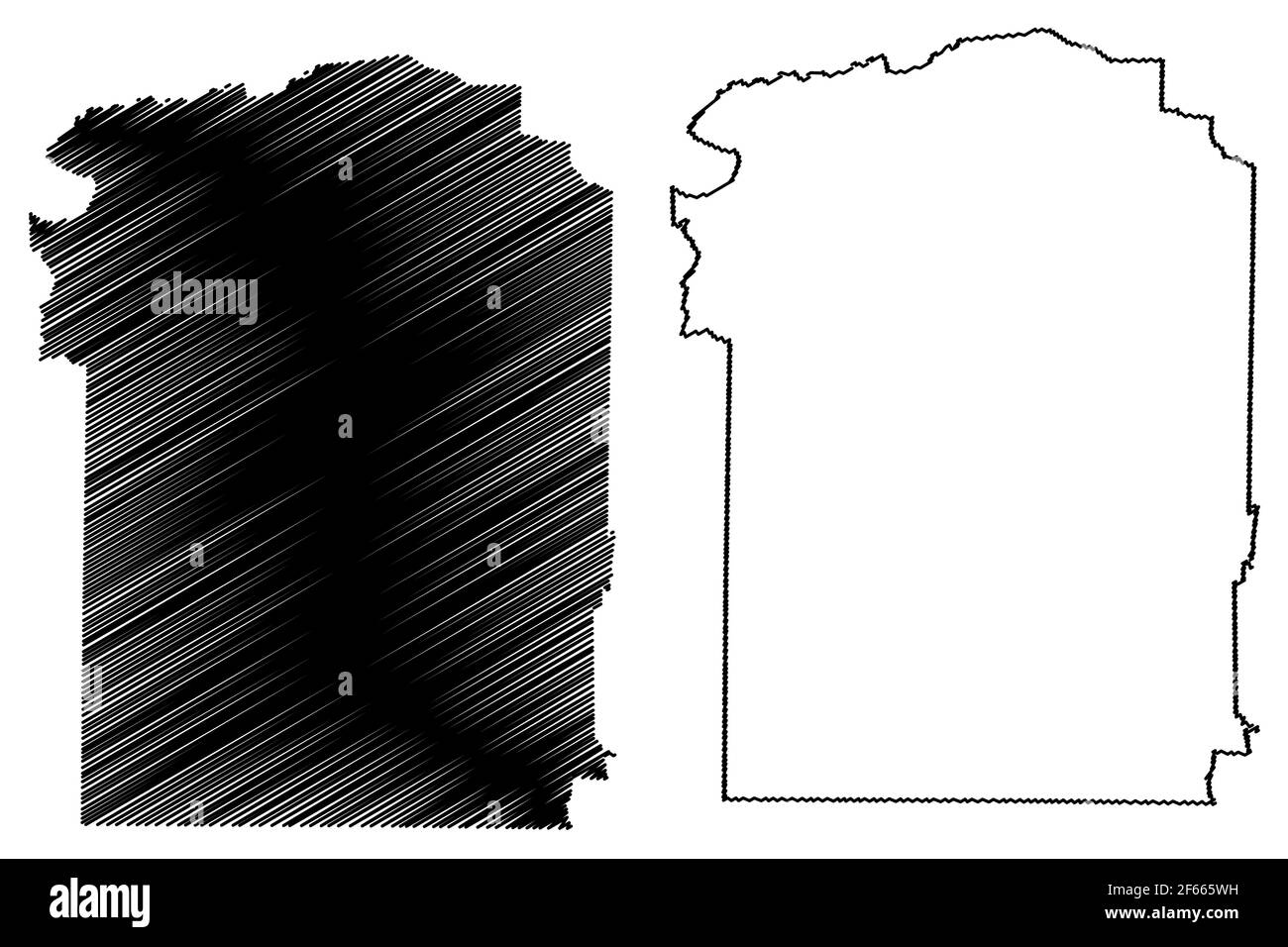 Waynesboro map Black and White Stock Photos & Images - Alamy