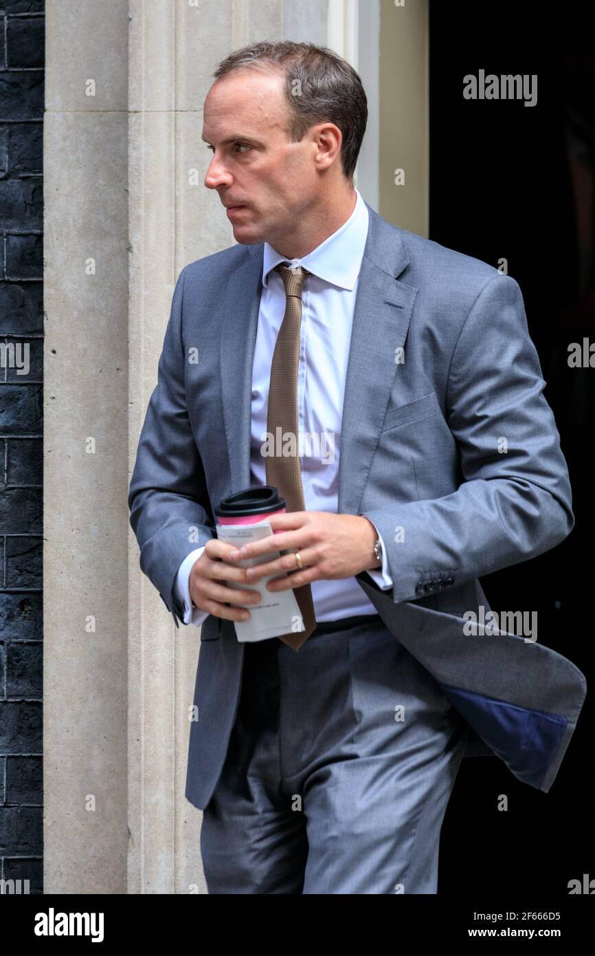 Dominic Raab, MP, Foreign Secretary, British Conservative Party ...