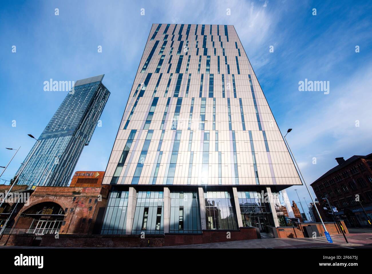 Axis Tower. Manchester, UK Stock Photo - Alamy