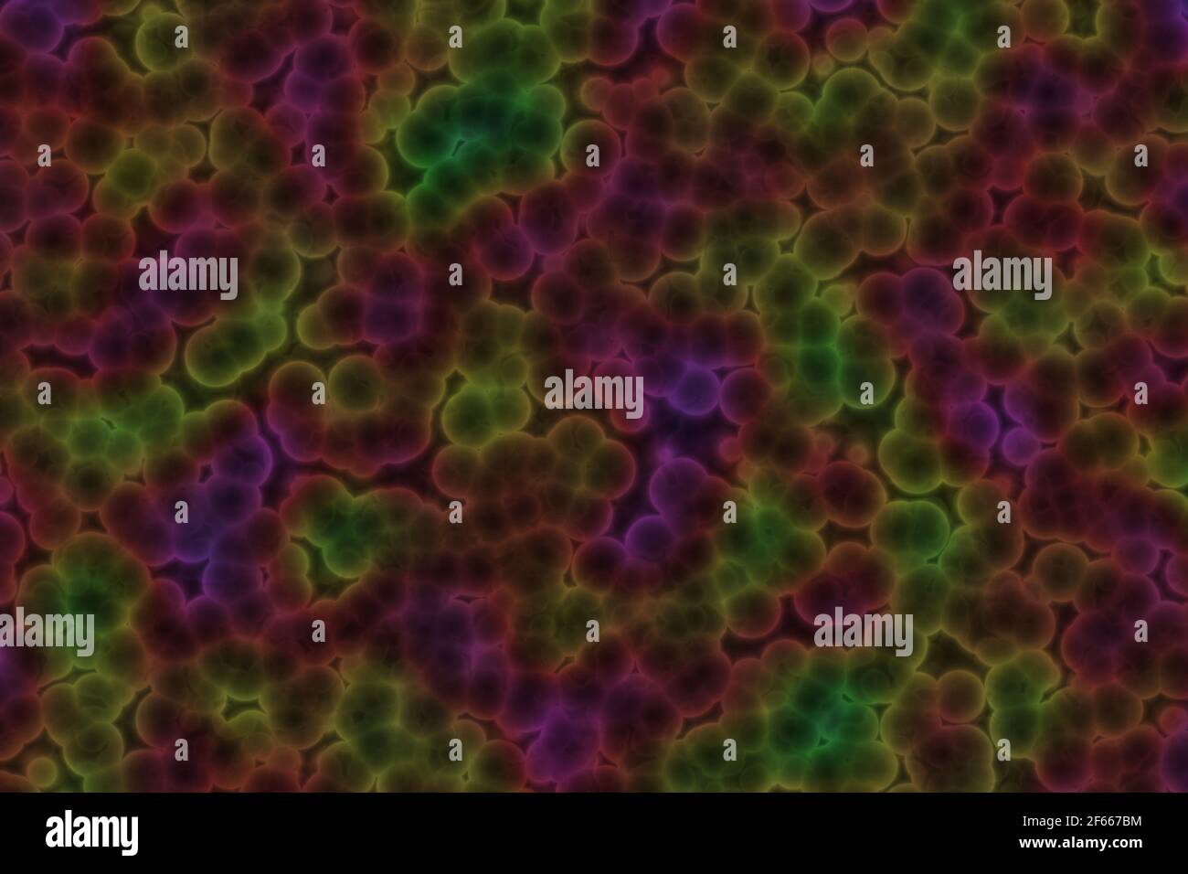 design beautiful a lot bio virus digitally drawn texture illustration ...