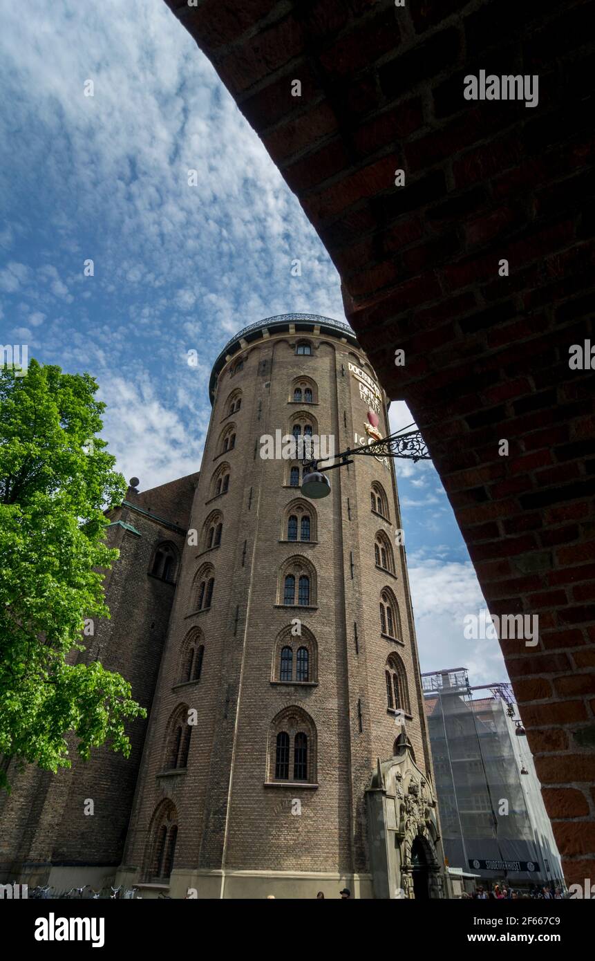 The Rundetaarn / Round Tower historic observatory in Copenhagen ...