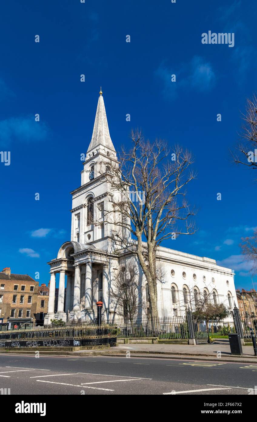 Exterior of Christ Church, Spitalfields, London, UK Stock Photo - Alamy