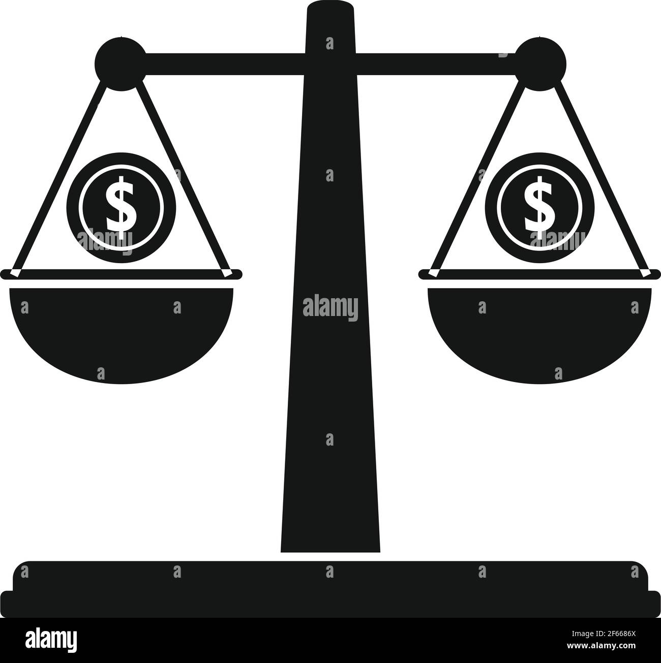 Broker money balance icon, simple style Stock Vector Image & Art - Alamy