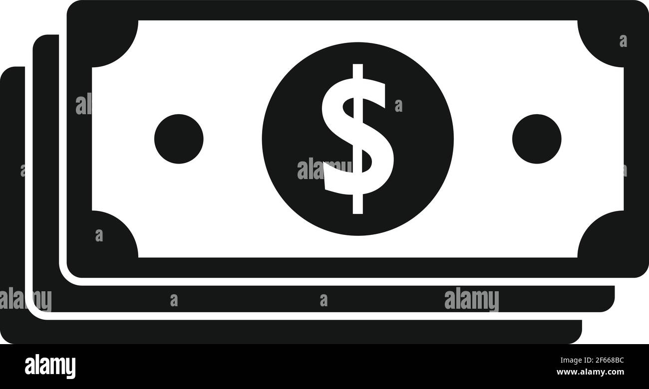 Money cash pack icon, simple style Stock Vector Image & Art - Alamy
