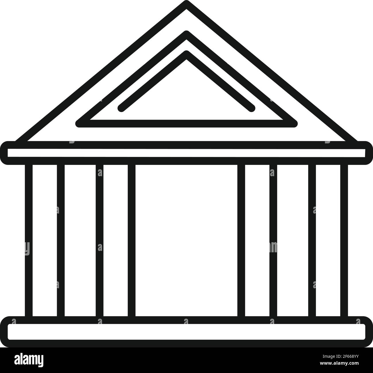 Judge court icon, outline style Stock Vector Image & Art - Alamy