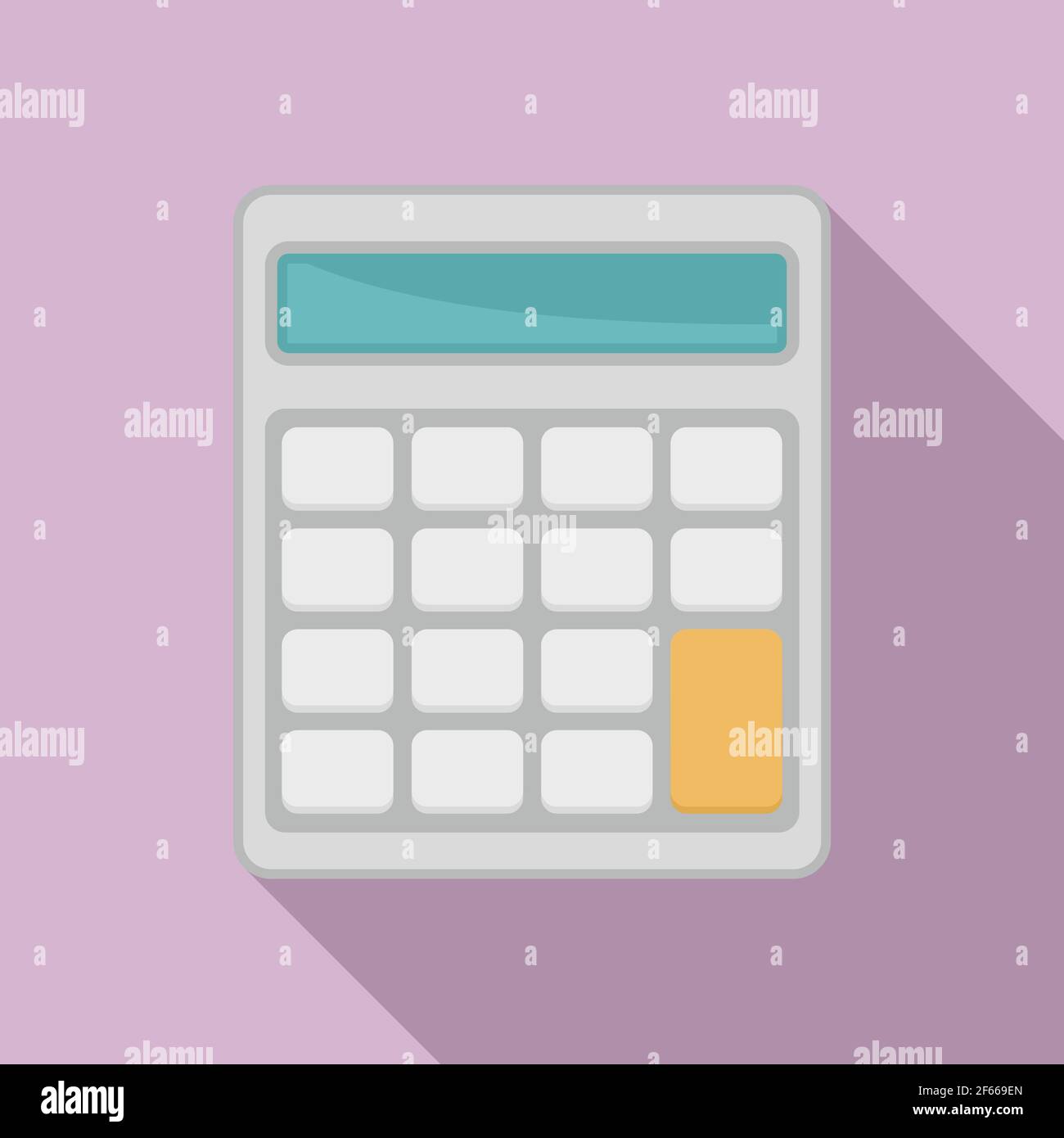 Math calculator icon, flat style Stock Vector Image & Art - Alamy