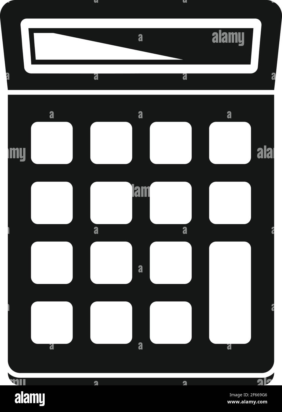 University calculator icon simple Cut Out Stock Images & Pictures - Alamy