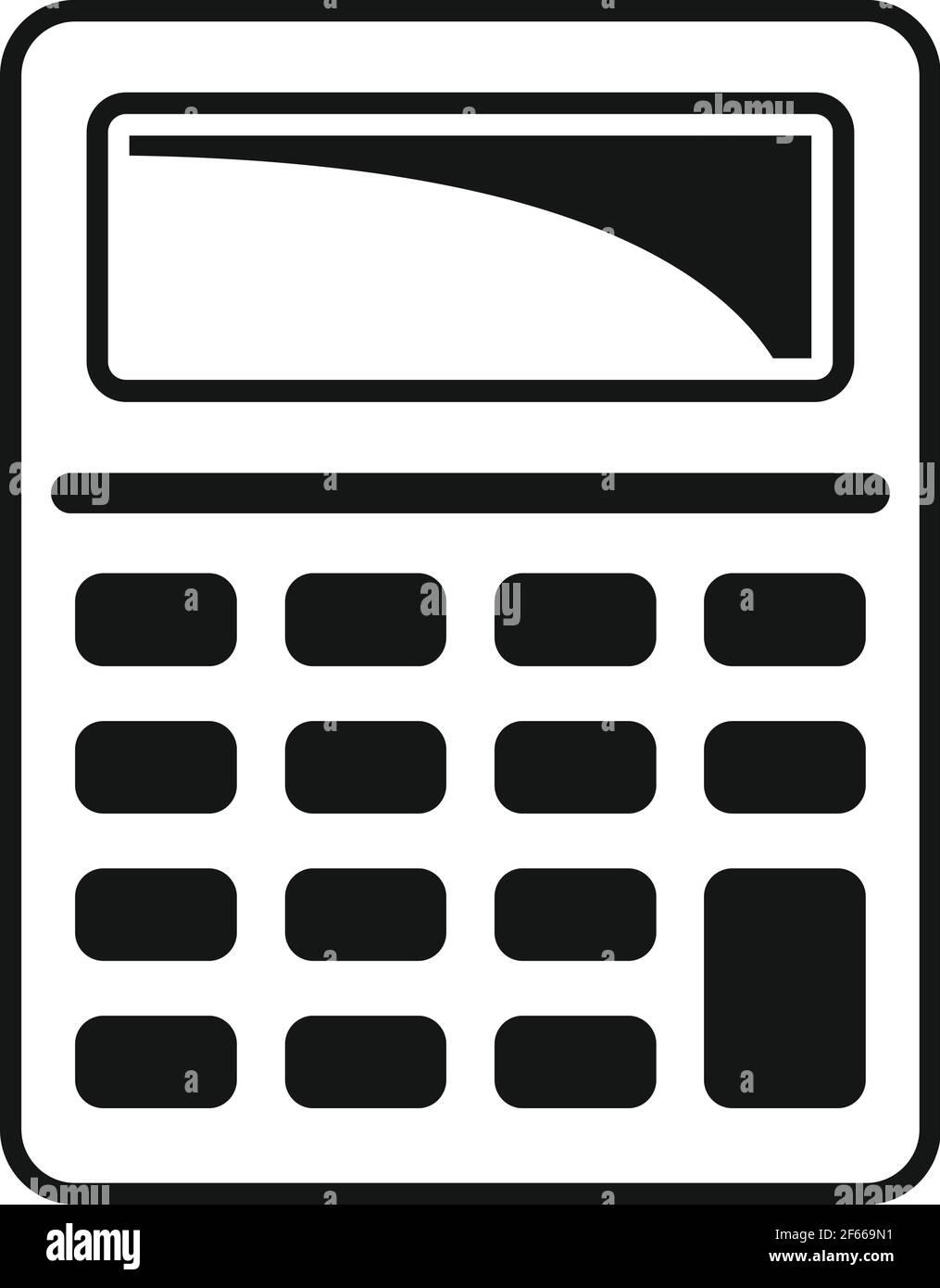 Digital calculator icon, simple style Stock Vector Image & Art - Alamy