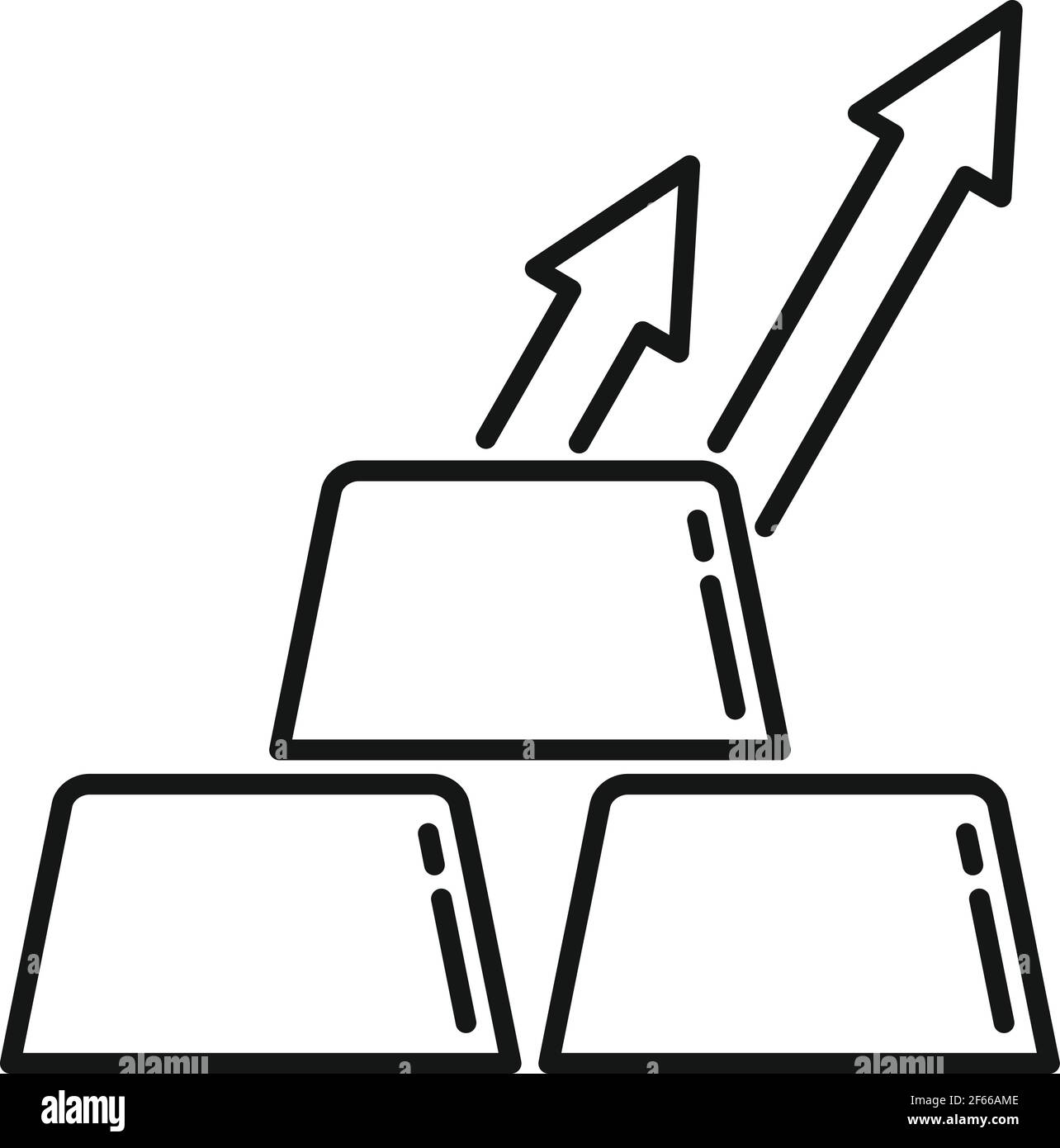 Trade gold icon, outline style Stock Vector Image & Art - Alamy