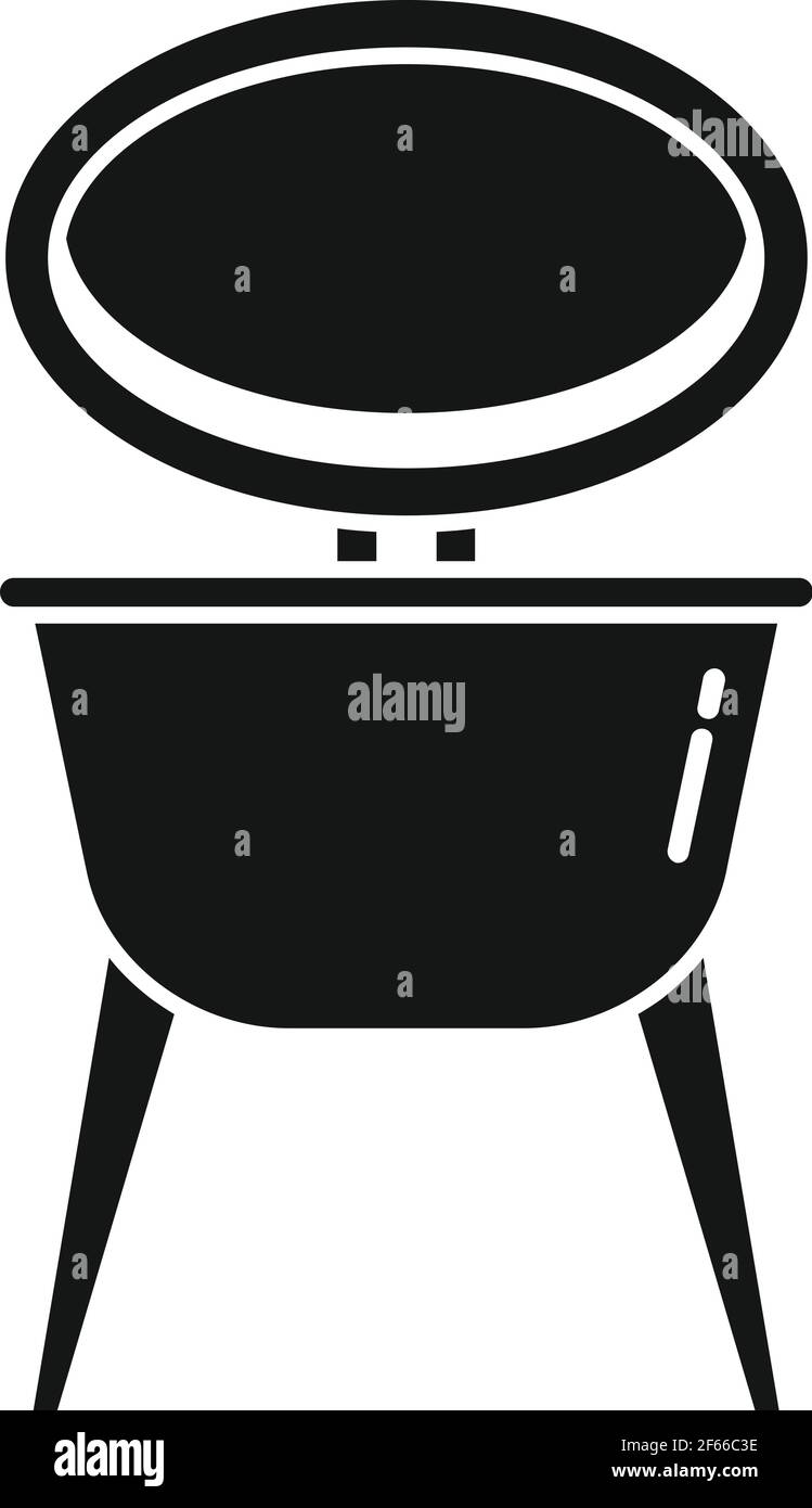 Food brazier icon, simple style Stock Vector Image & Art - Alamy