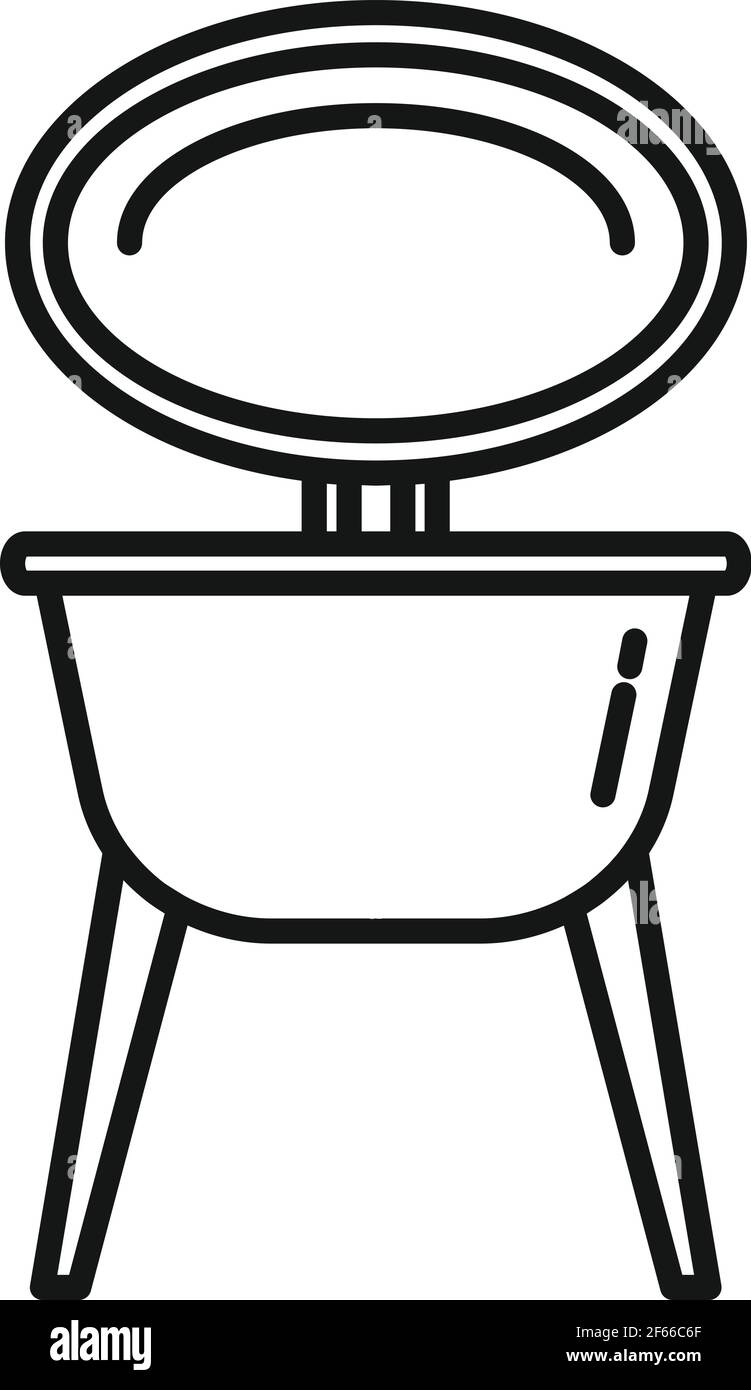 Brazier icon, outline style Stock Vector Image & Art - Alamy