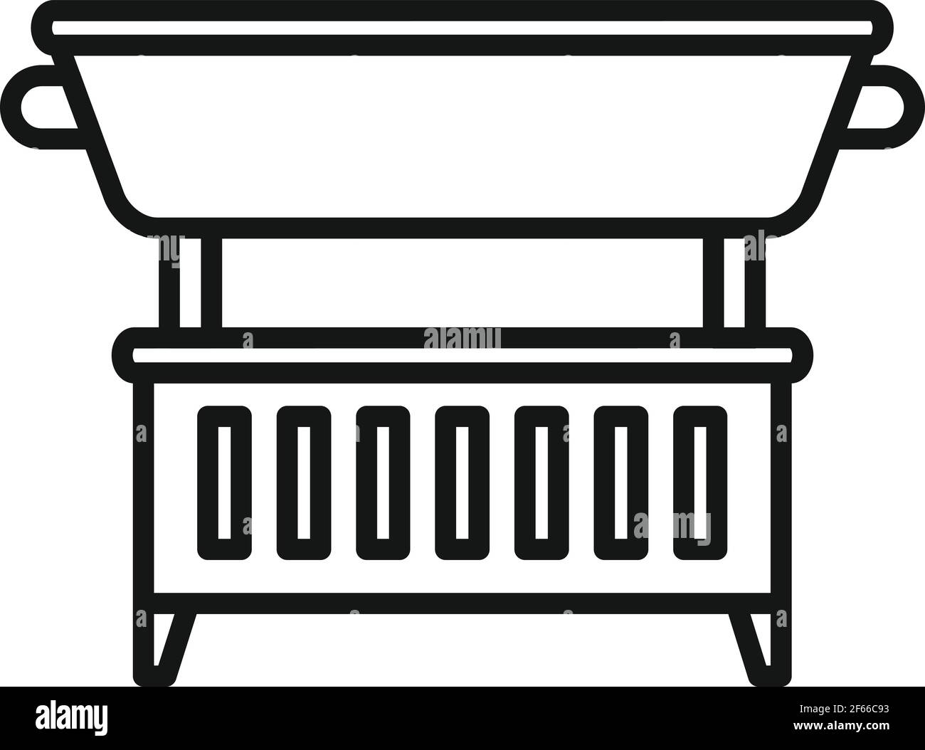 Brazier furniture icon, outline style Stock Vector Image & Art - Alamy