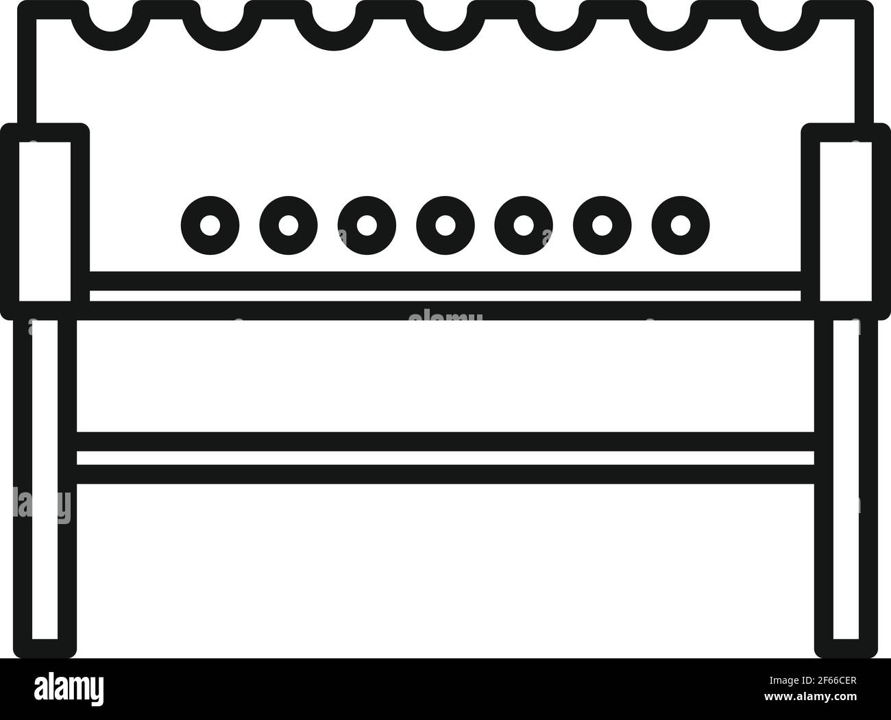 Fire brazier icon, outline style Stock Vector Image & Art - Alamy