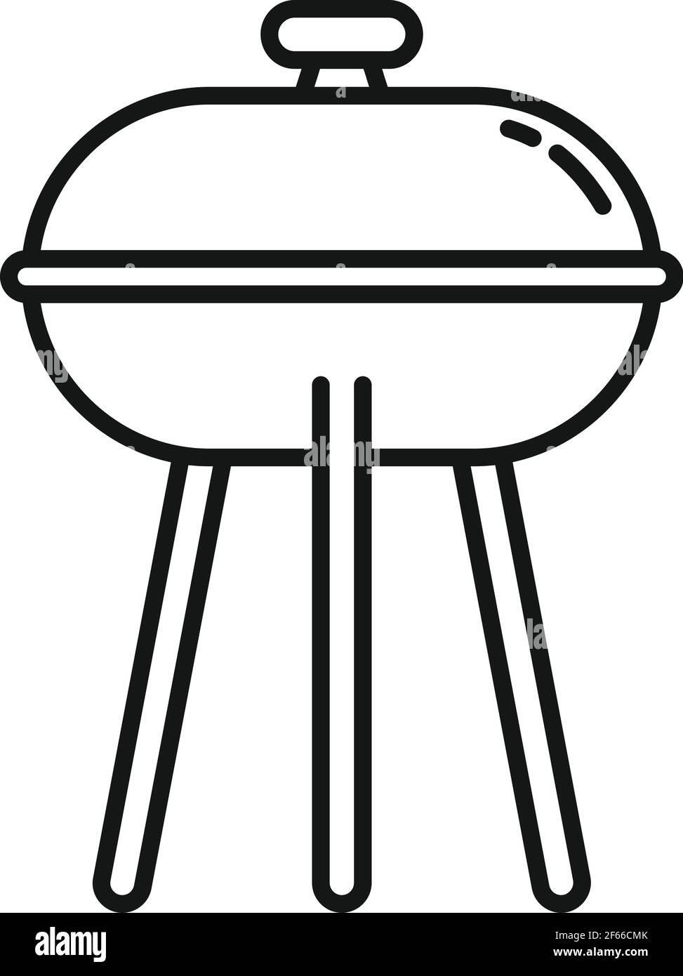 Meat brazier icon, outline style Stock Vector Image & Art - Alamy