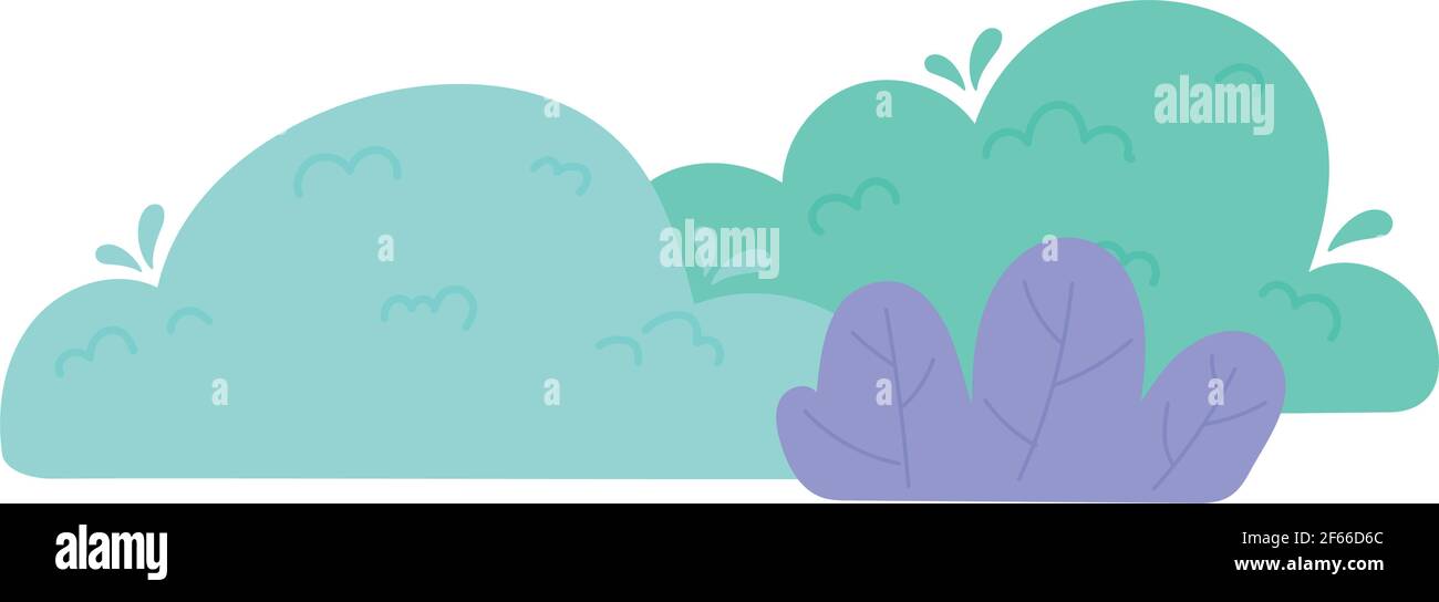 Deciduous bushes Stock Vector Images - Alamy