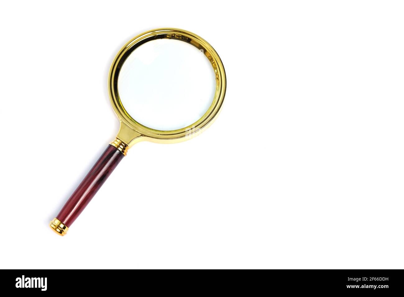 Gold plated magnifier hi-res stock photography and images - Alamy