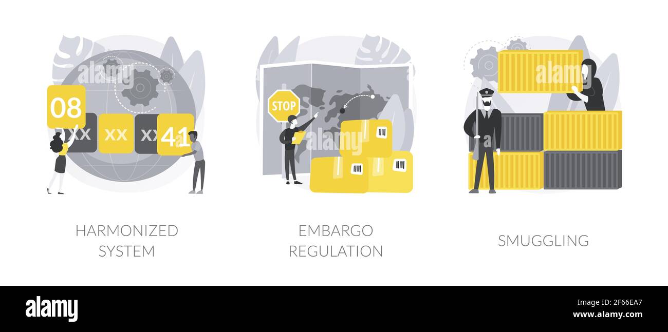 Logistics industry abstract concept vector illustrations Stock Vector ...