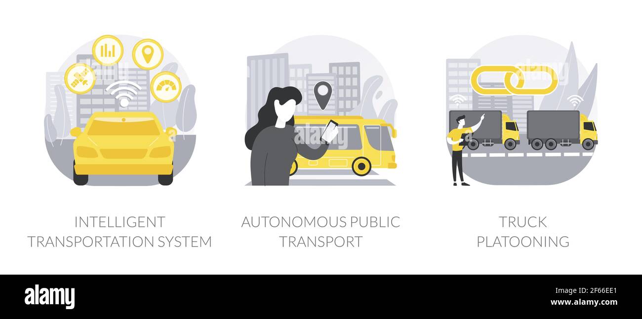 Modern logistics abstract concept vector illustrations Stock Vector ...