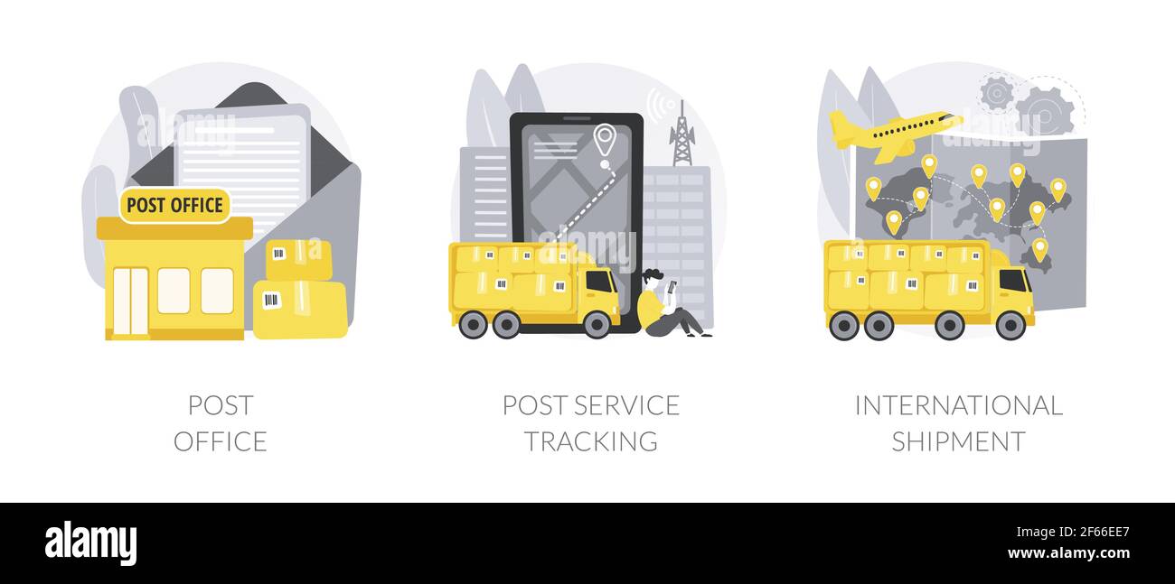 Post office abstract concept Stock Vector Images - Alamy