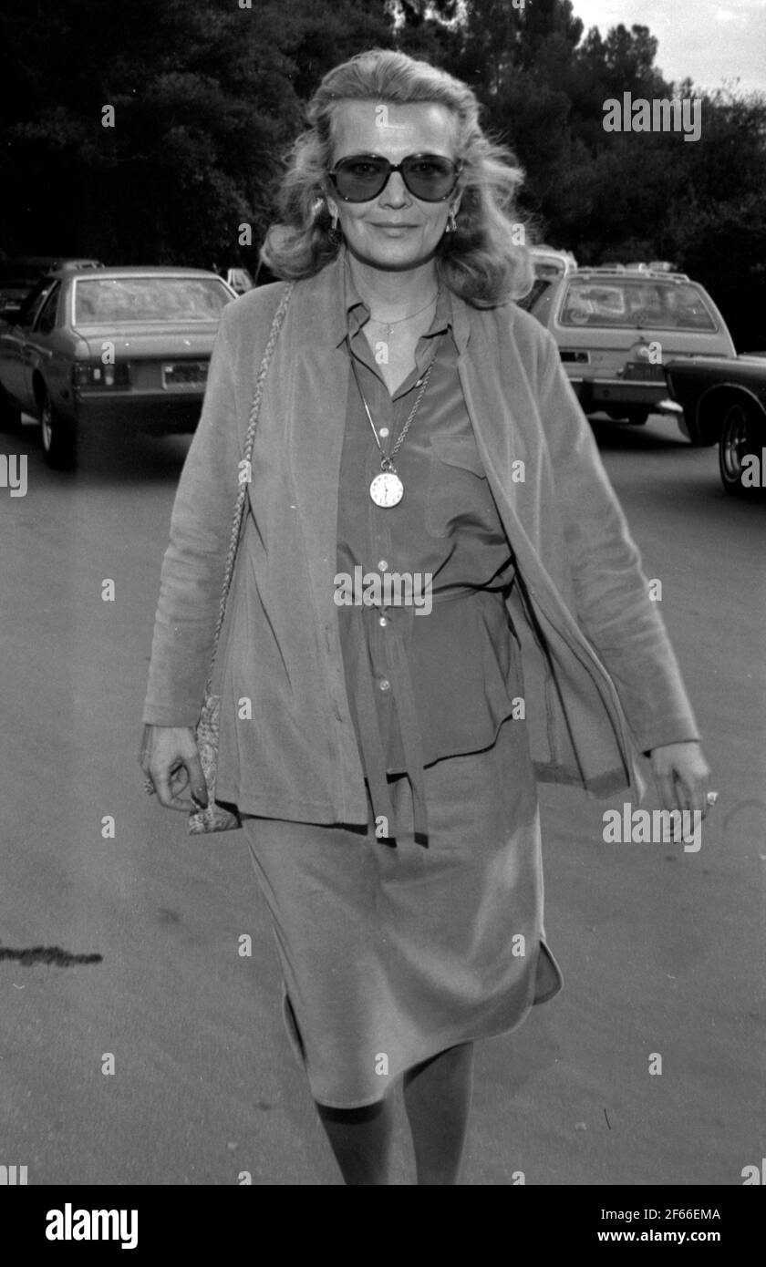Gena Rowlands Circa 1981 Credit: Ralph Dominguez/MediaPunch Stock Photo ...